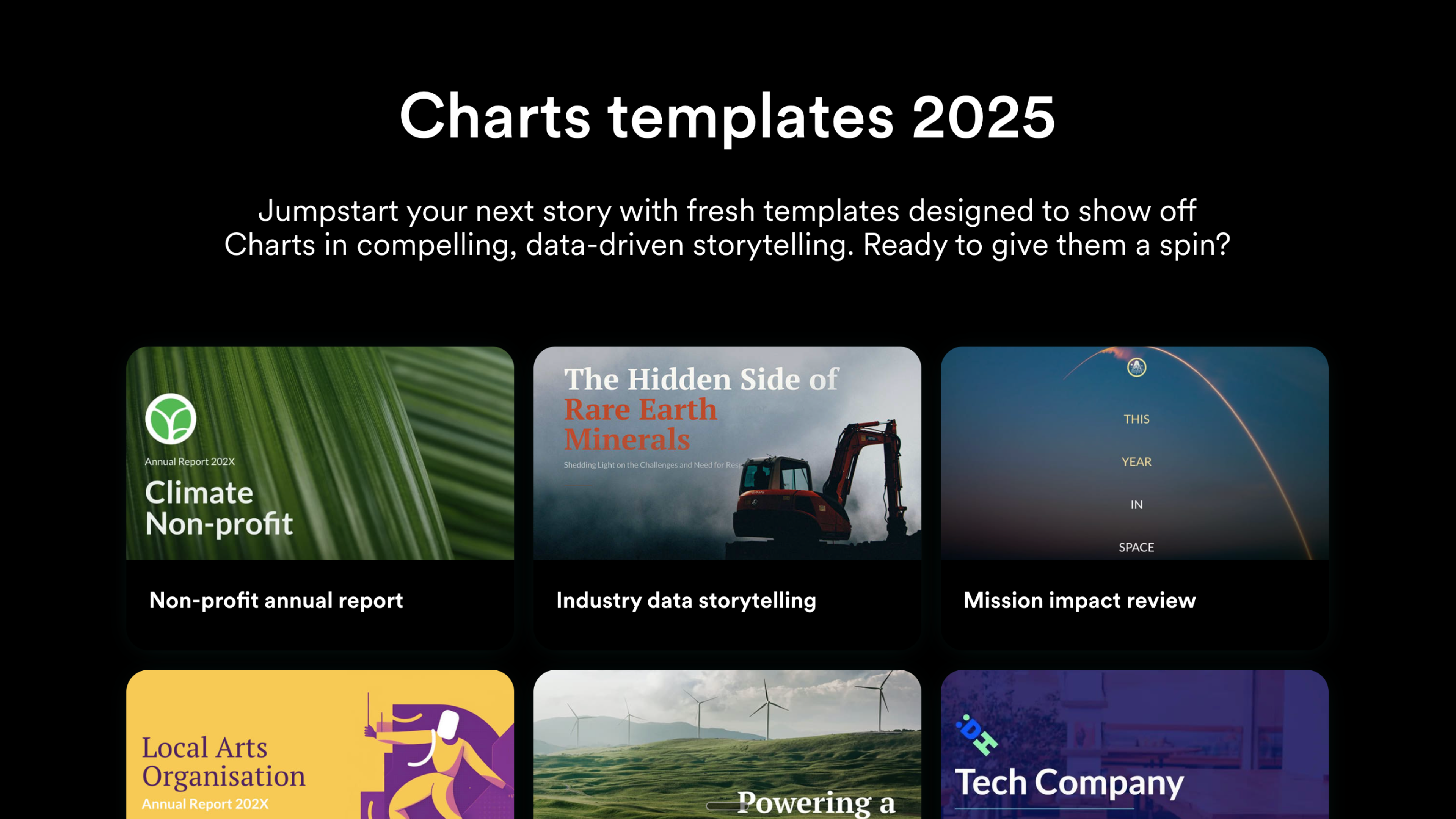 Charts templates 2025