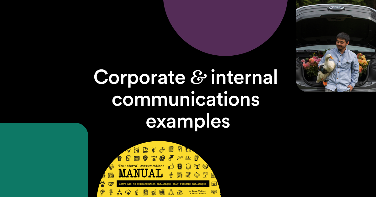 Shorthand | Corporate & internal communications examples