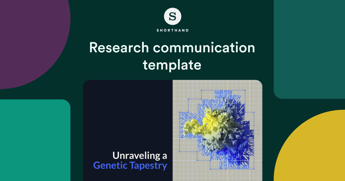 Research communication template | Shorthand