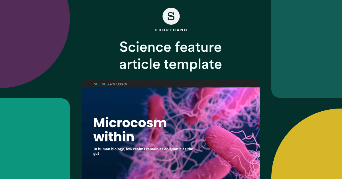 Science Comms template | Shorthand