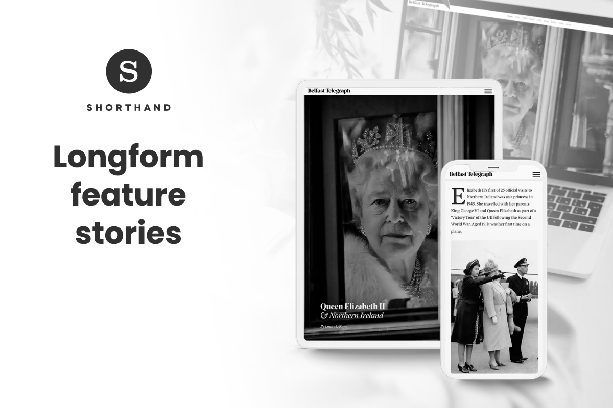 Create visually rich feature stories with Shorthand