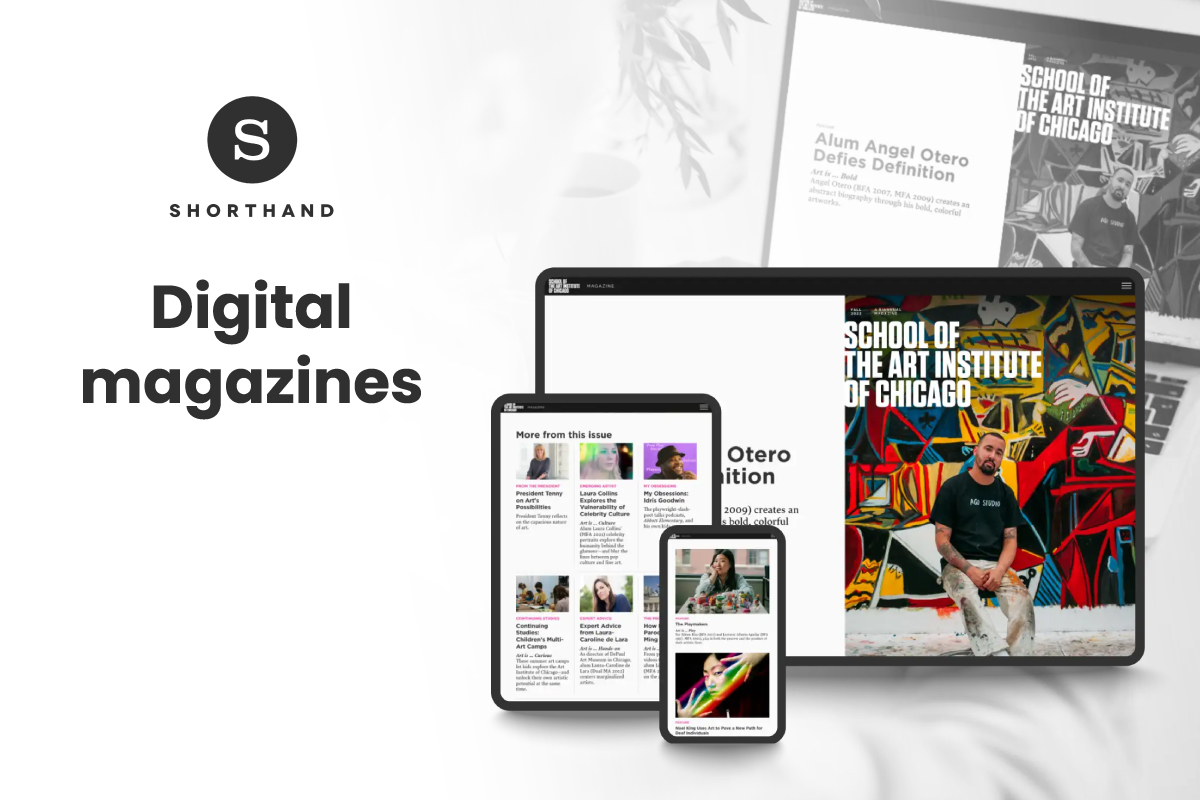 Create a stunning digital magazine with Shorthand