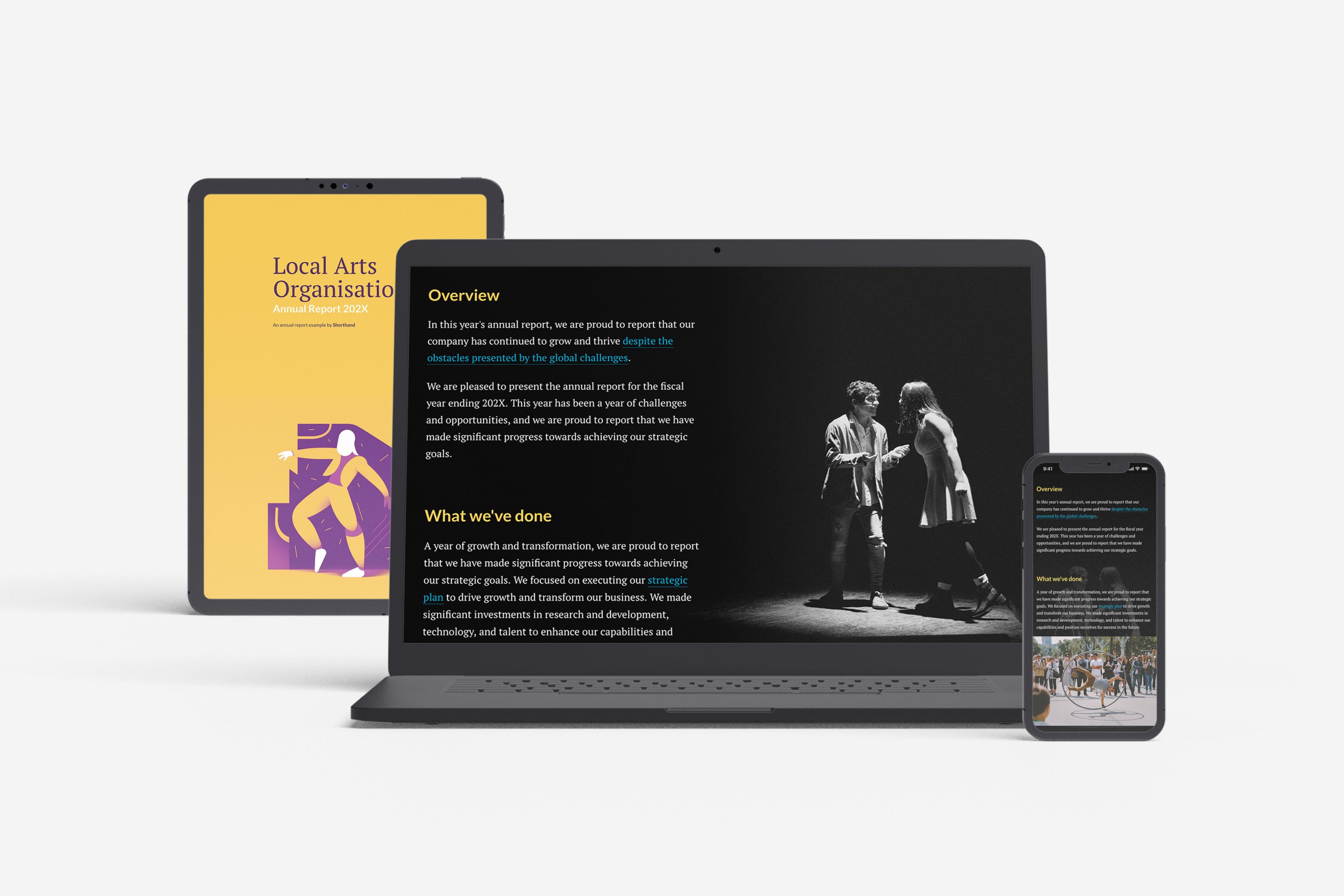 10 free annual report templates