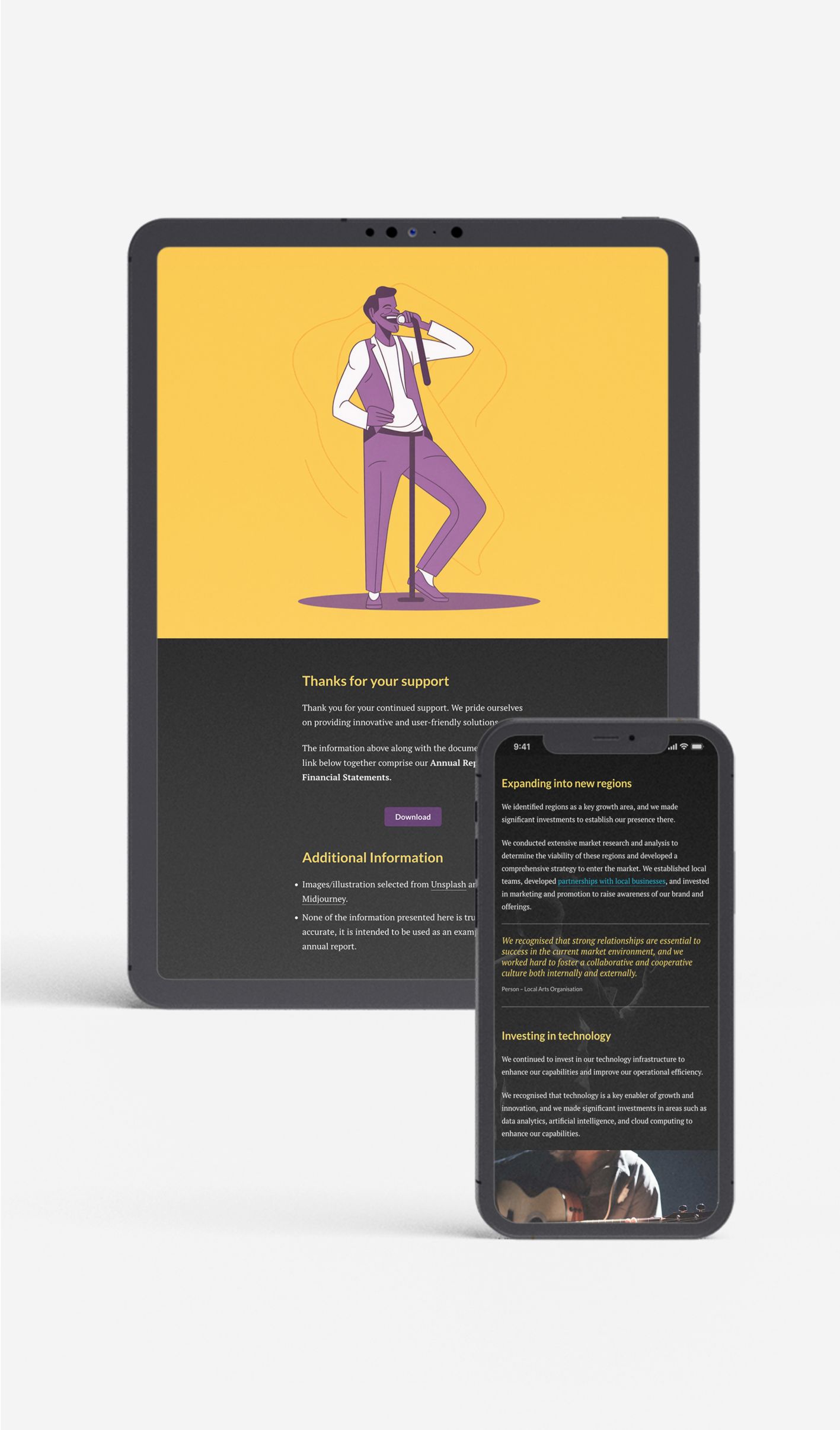 10 free annual report templates