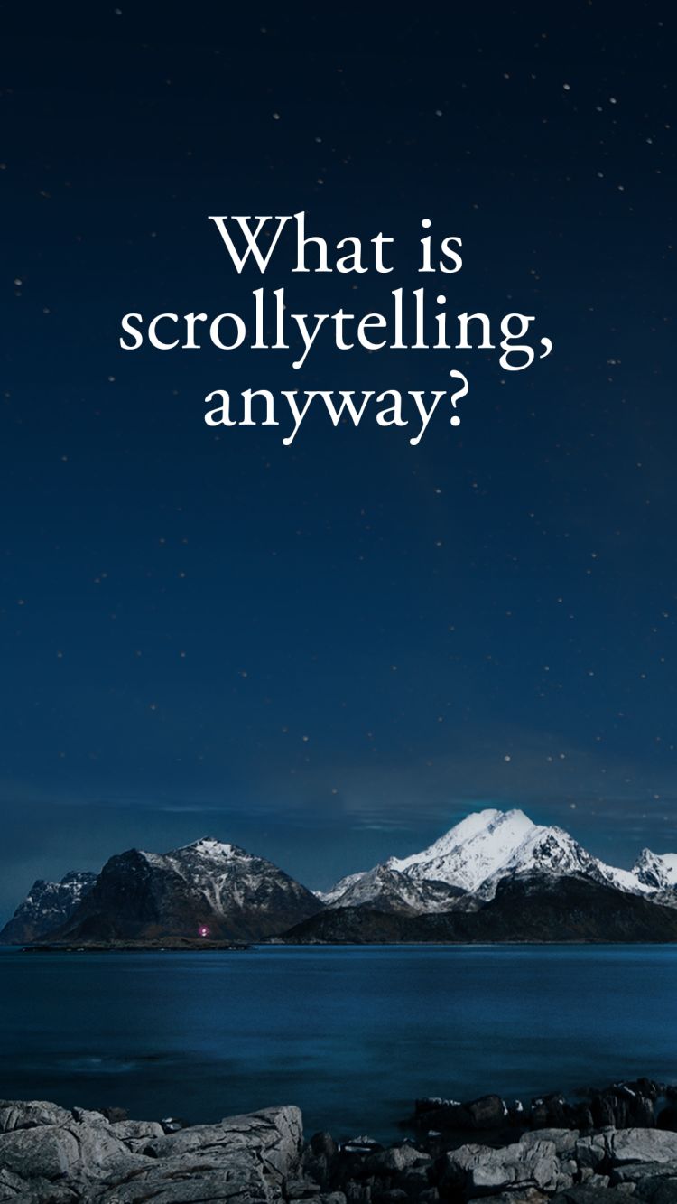 An introduction to scrollytelling