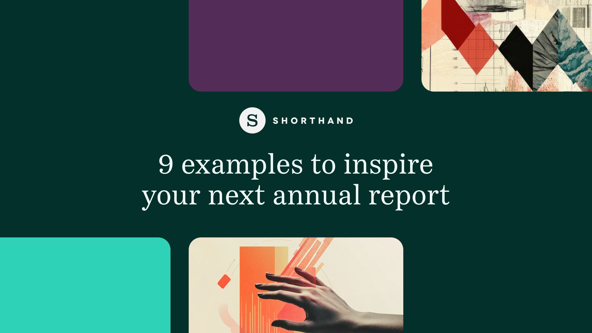 9 examples of inspiring annual reports