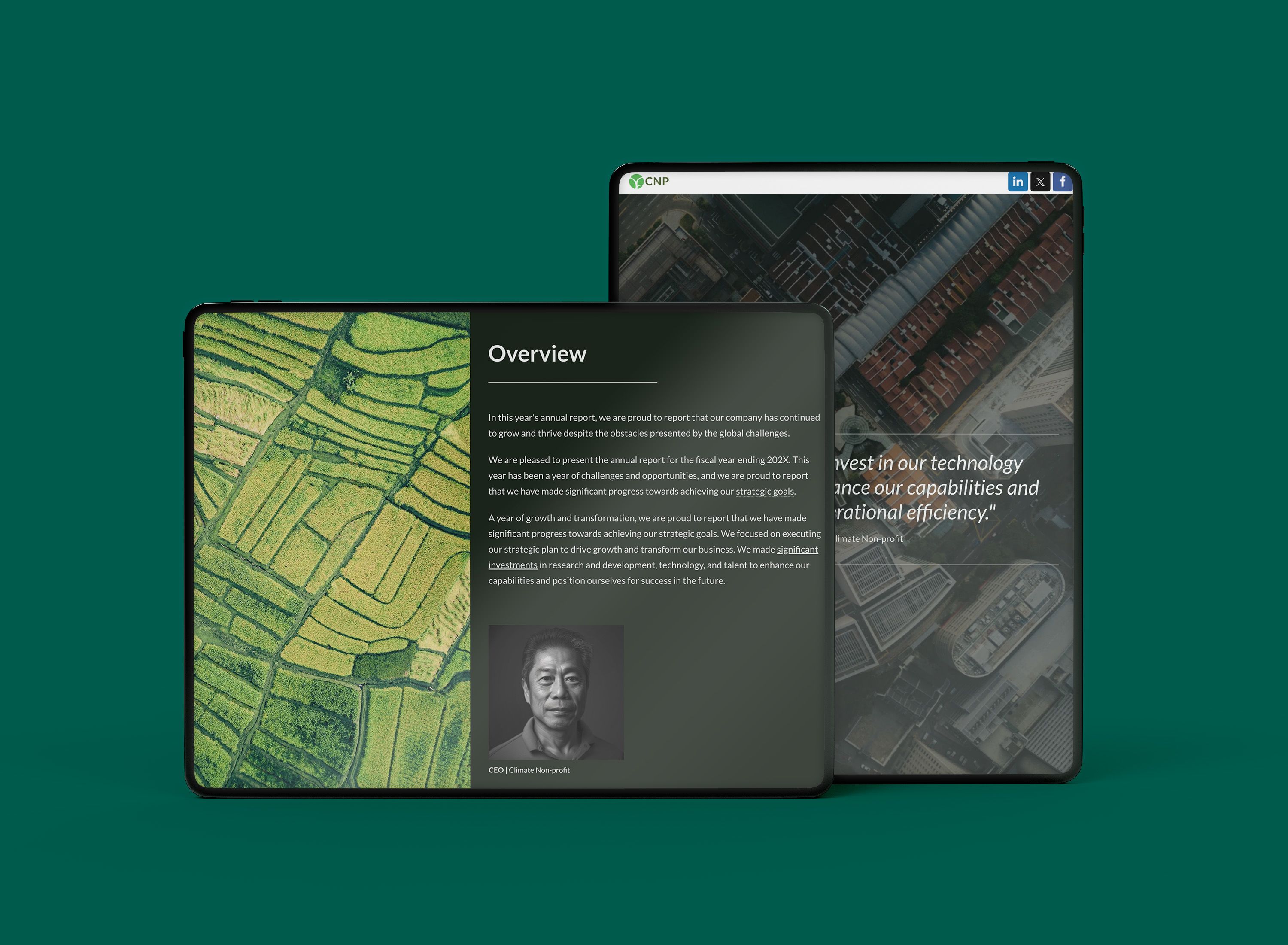 9 examples of inspiring annual reports