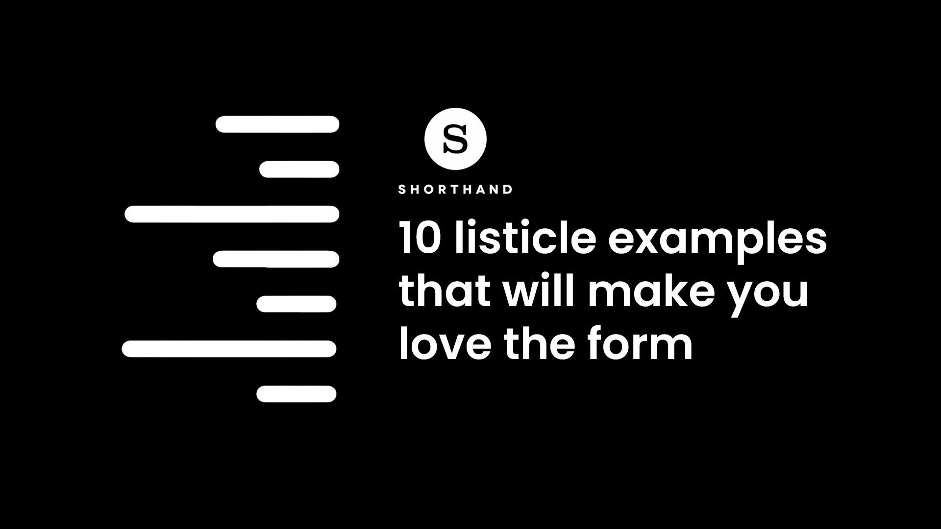 10 listicle examples that will make you love the form